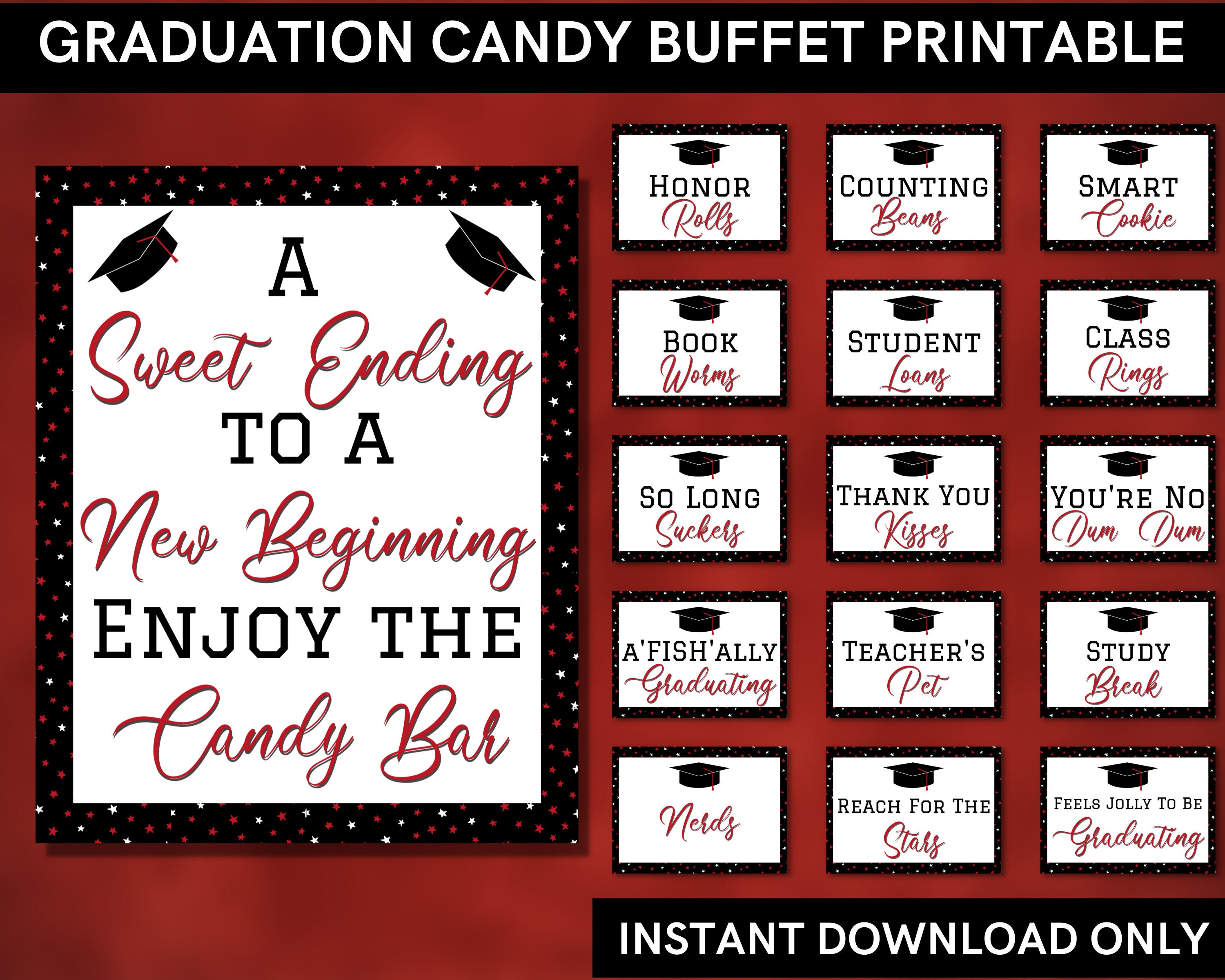 Candy Table Labels Printable
