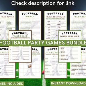 Football Emoji Pictionary Game for American Football Fun Activity Guess ...