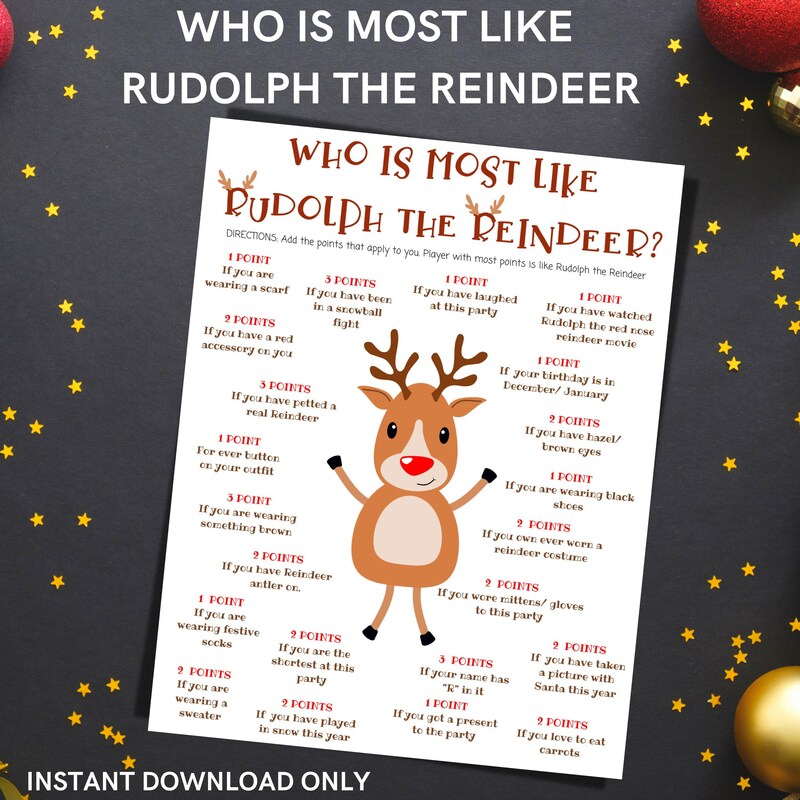 Kids Christmas Game - Etsy