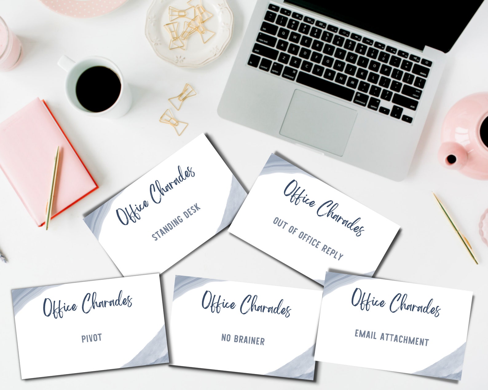 Office Charades Game Cards for Fun Work Team or Retirement | Etsy