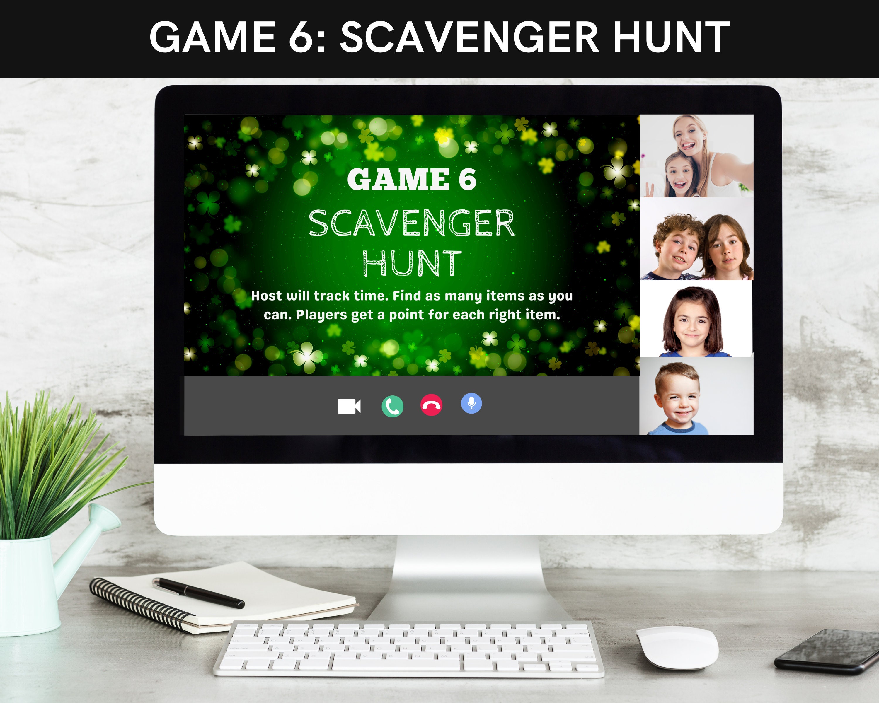 Virtual St Patrick's Day Games Bundle for an Online or | Etsy