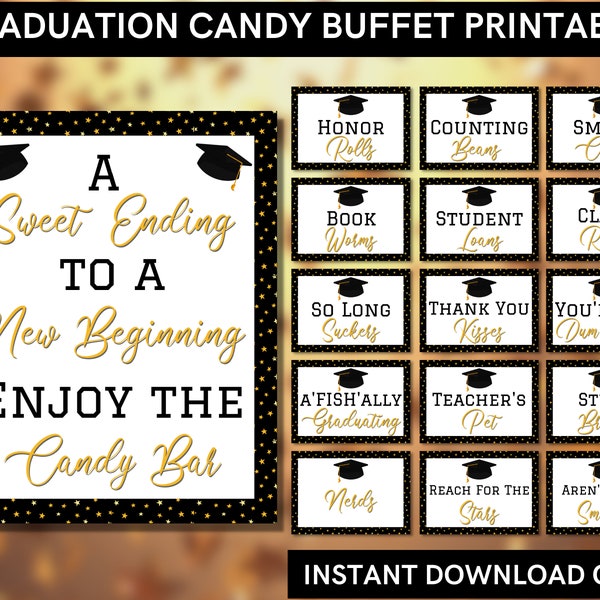 Candy Buffet Labels - Etsy