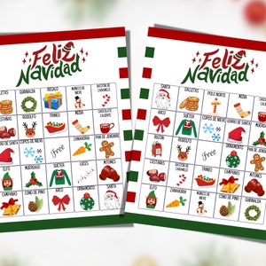 Feliz Navidad Bingo Game for Fun Holiday Activity With Family and ...