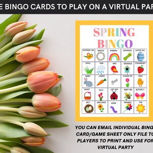 Printable Spring/easter Bingo Cards for a Fun Activity With Kids ...