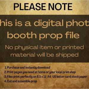 Murder Mystery Birthday/ Dinner Party Photo Booth Props Printable for ...