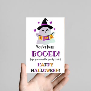 Halloween You've Been Booed Flyer Printable for - Etsy