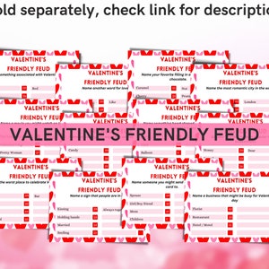 Galentine's Party Games Bundle for Valentine's Day Fun With Girlfriends ...