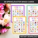 Printable Spring/easter Bingo Cards for a Fun Activity With Kids ...