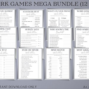 Work or Office Party Games Mega Bundle for Fun Team Building/ Bonding ...