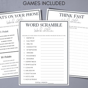 Work or Office Party Games Mega Bundle for Fun Team Building/ Bonding ...