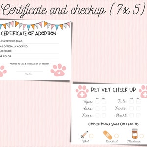 Kitten Adoption Party Signs for Kids Cat Love Birthday - Kitty/ Fur ...