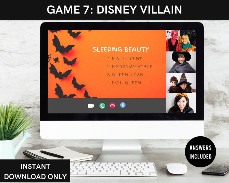Virtual Halloween Games Bundle With 7 Games for Some - Etsy