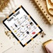 New Year Party Bingo Game Sheets for Fun Holiday Activity With Family ...