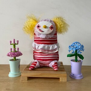 Custom Made Silly Clown Doll Plush Figurine. - Etsy