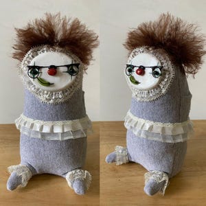 Custom Made Silly Clown Doll Plush Figurine. - Etsy