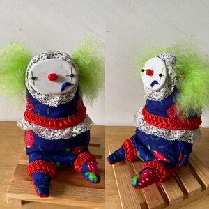 Custom Made Silly Clown Doll Plush Figurine. - Etsy