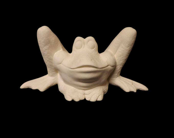 Happy Frog. Ready to Paint Bisque. Made in the USA - Etsy