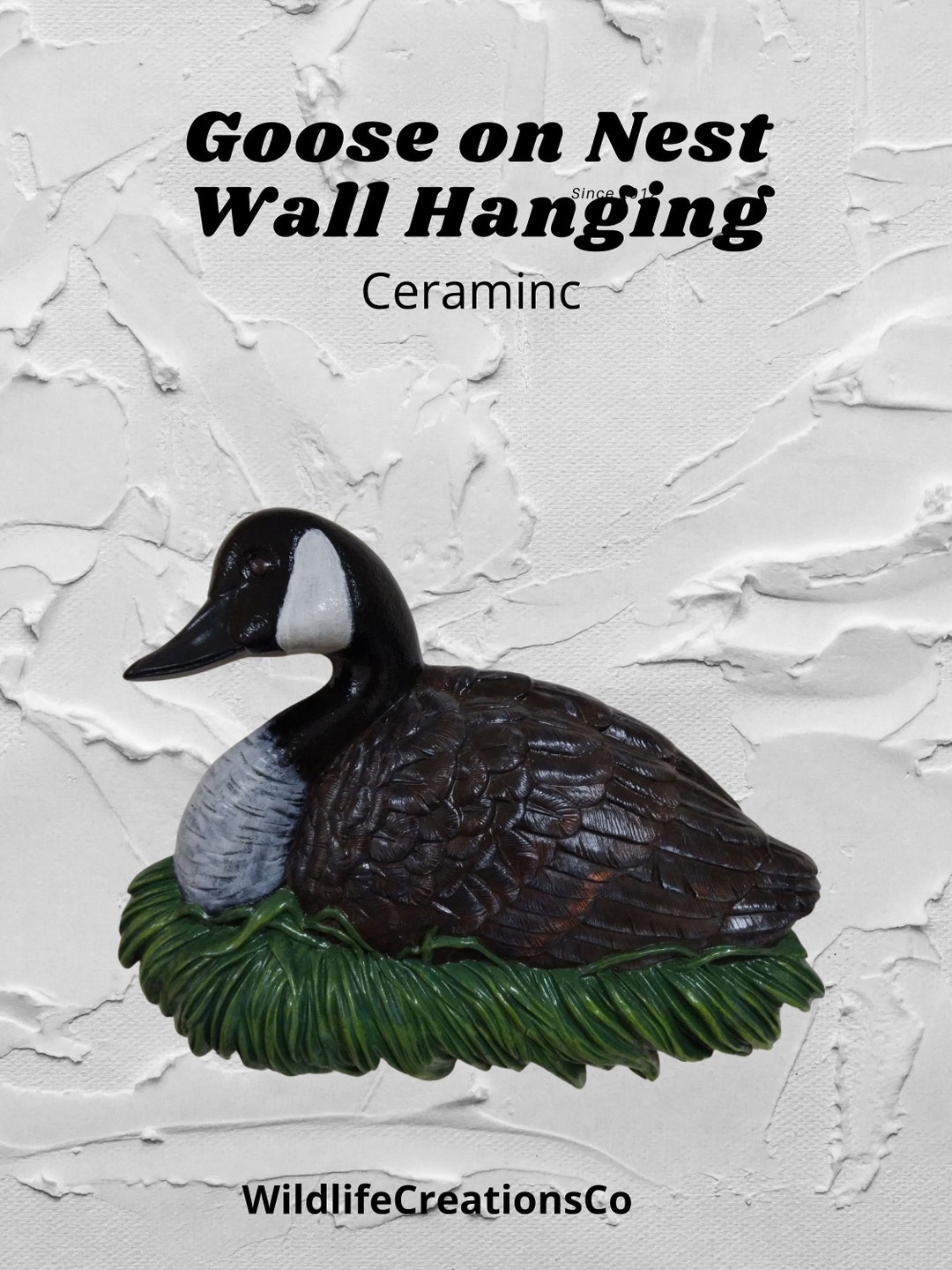 Goose Sitting on Nest Wall Hanging. Made in the USA - Etsy