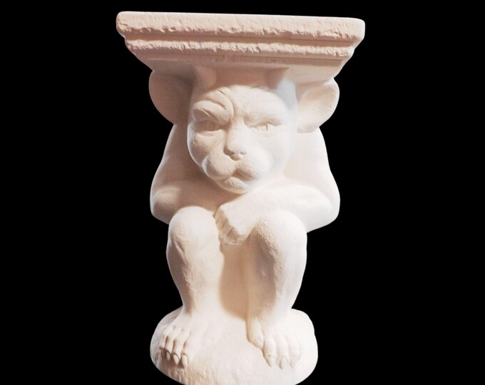 Large Gargoyle Stand/plant Holder- Ready to Paint - Etsy
