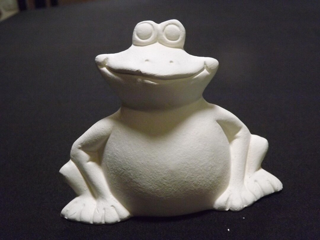 Happy Frog -ready to Paint Bisque. - Etsy