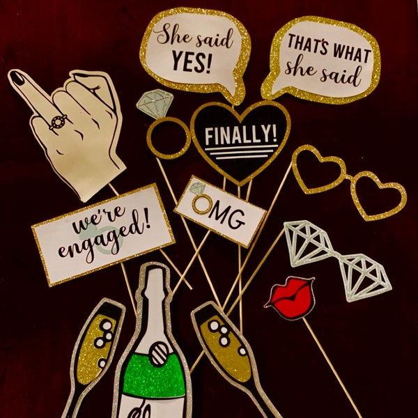 Engagement Photo Props - Etsy