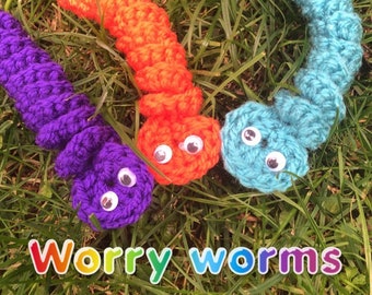 Crochet Worm | Etsy