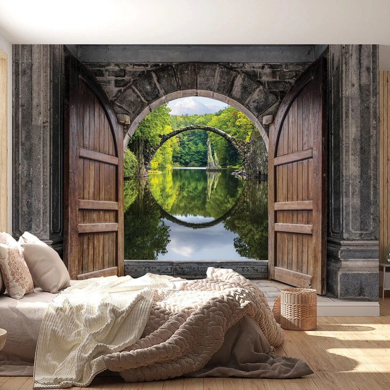 Large Wall Murals Forest - Etsy