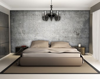 Concrete Look Wallpaper - Etsy UK