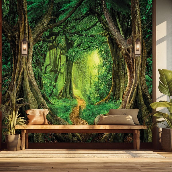 Forest Wallpaper - Etsy Australia