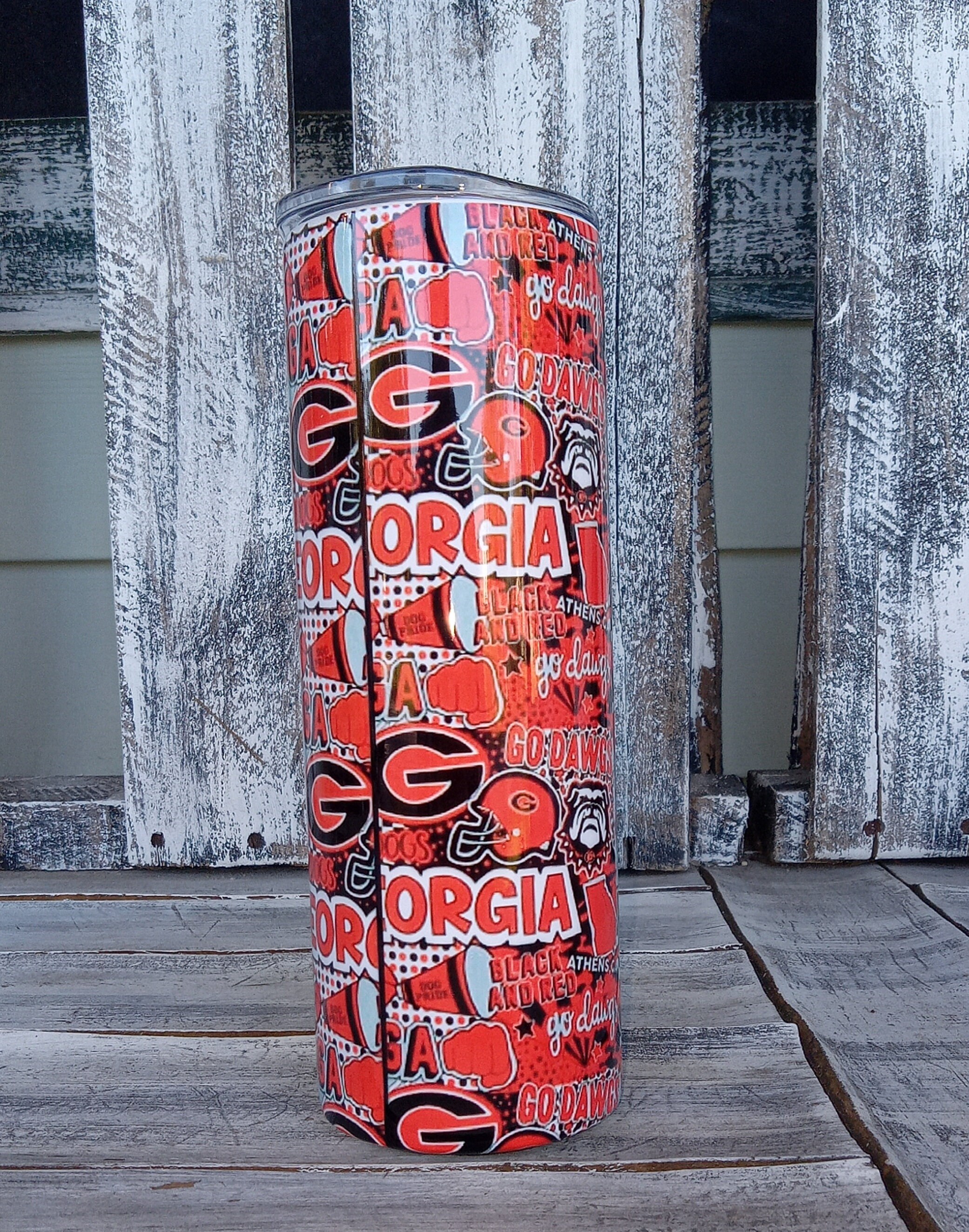 20oz Ga Bulldogs Tumbler, GA Football, Football, College Football ...