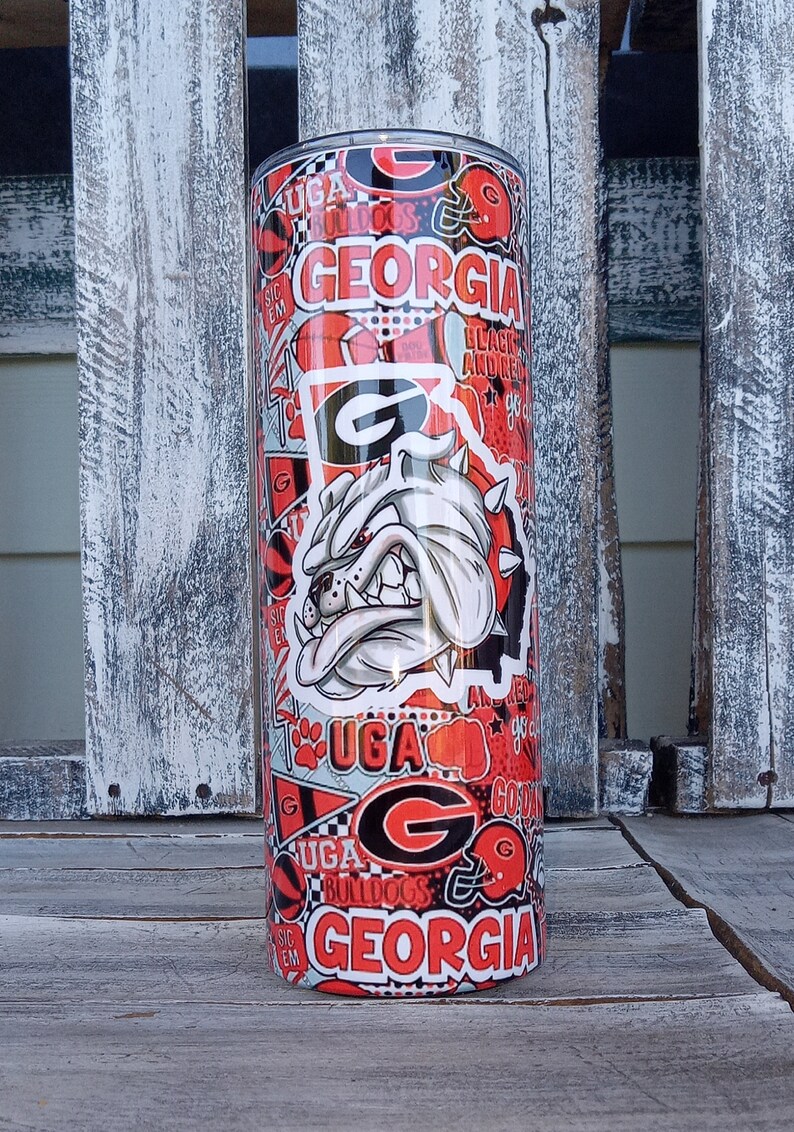 20oz Ga Bulldogs Tumbler, GA Football, Football, College Football, Dawgs, Sic Em, Go Dawgs, UGA ...