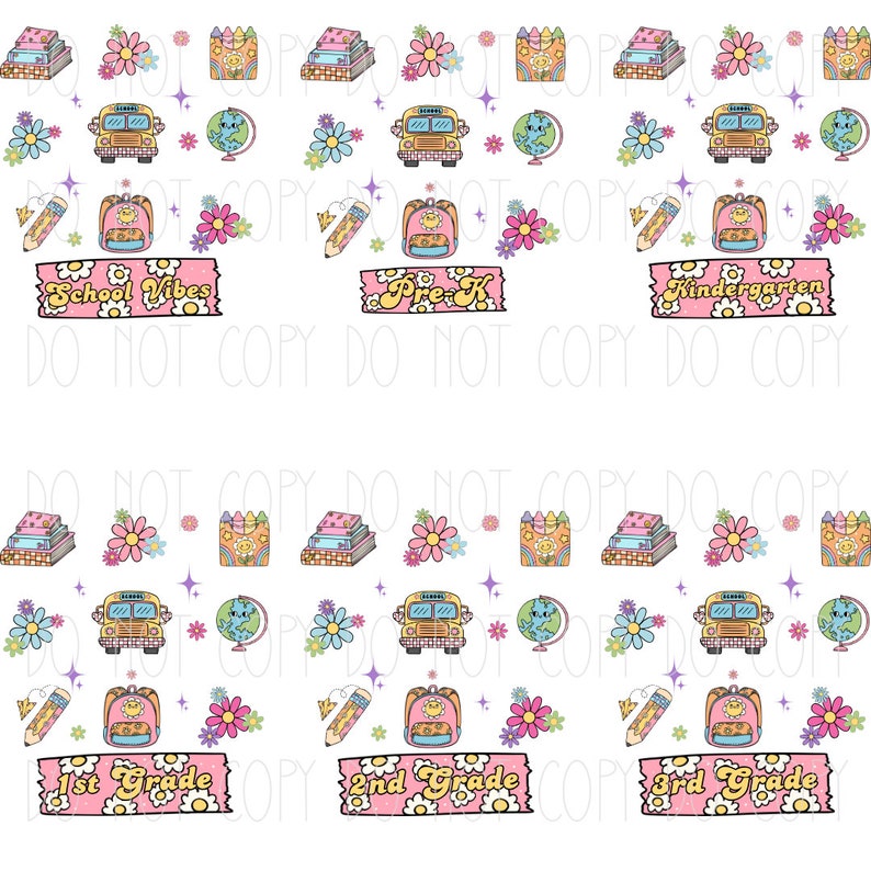 Retro School Bundle Png, Back to School Png, First Day of School Png ...