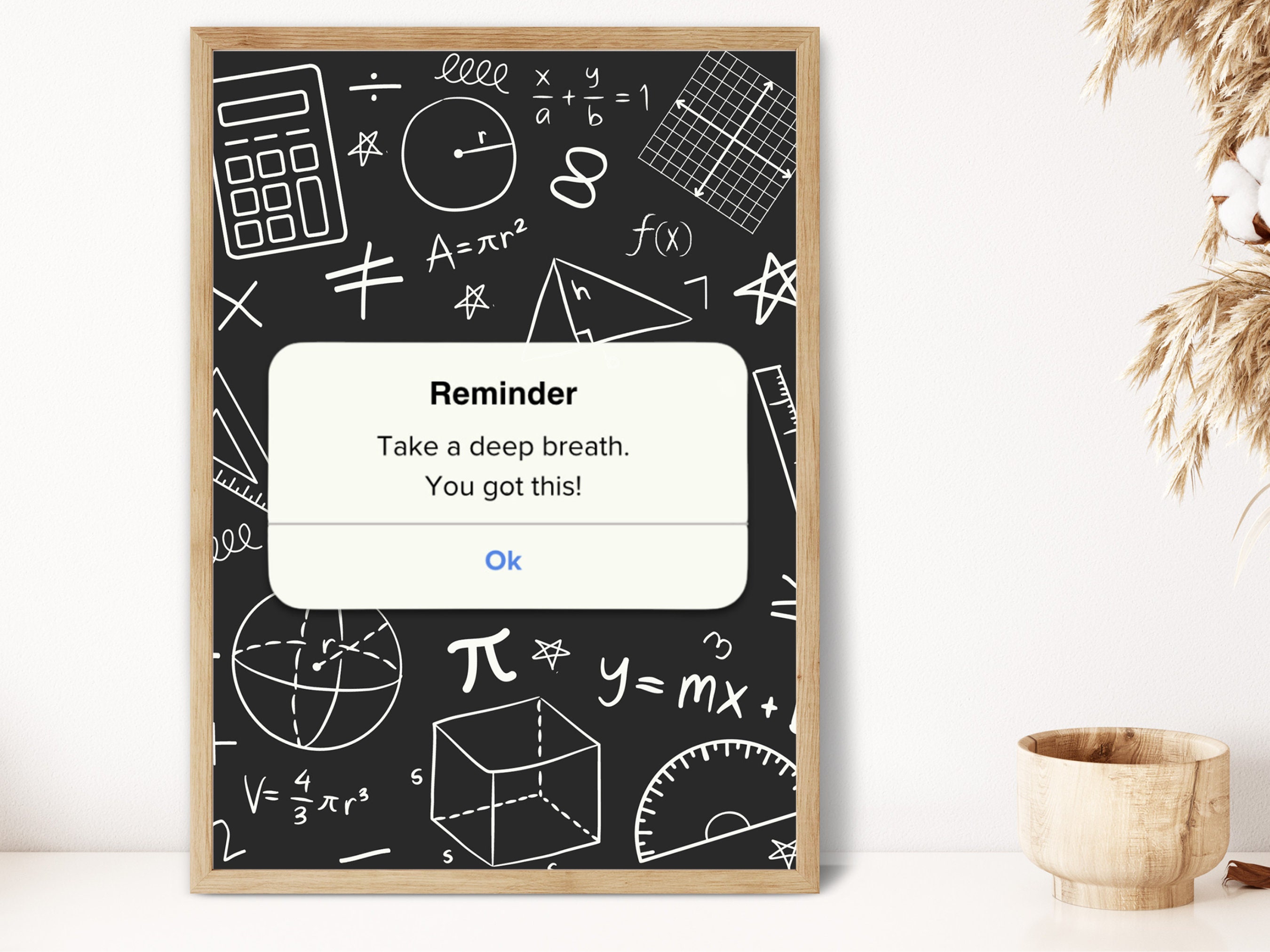 Math Reminder Posters Classroom Decor for High School and Middle School ...