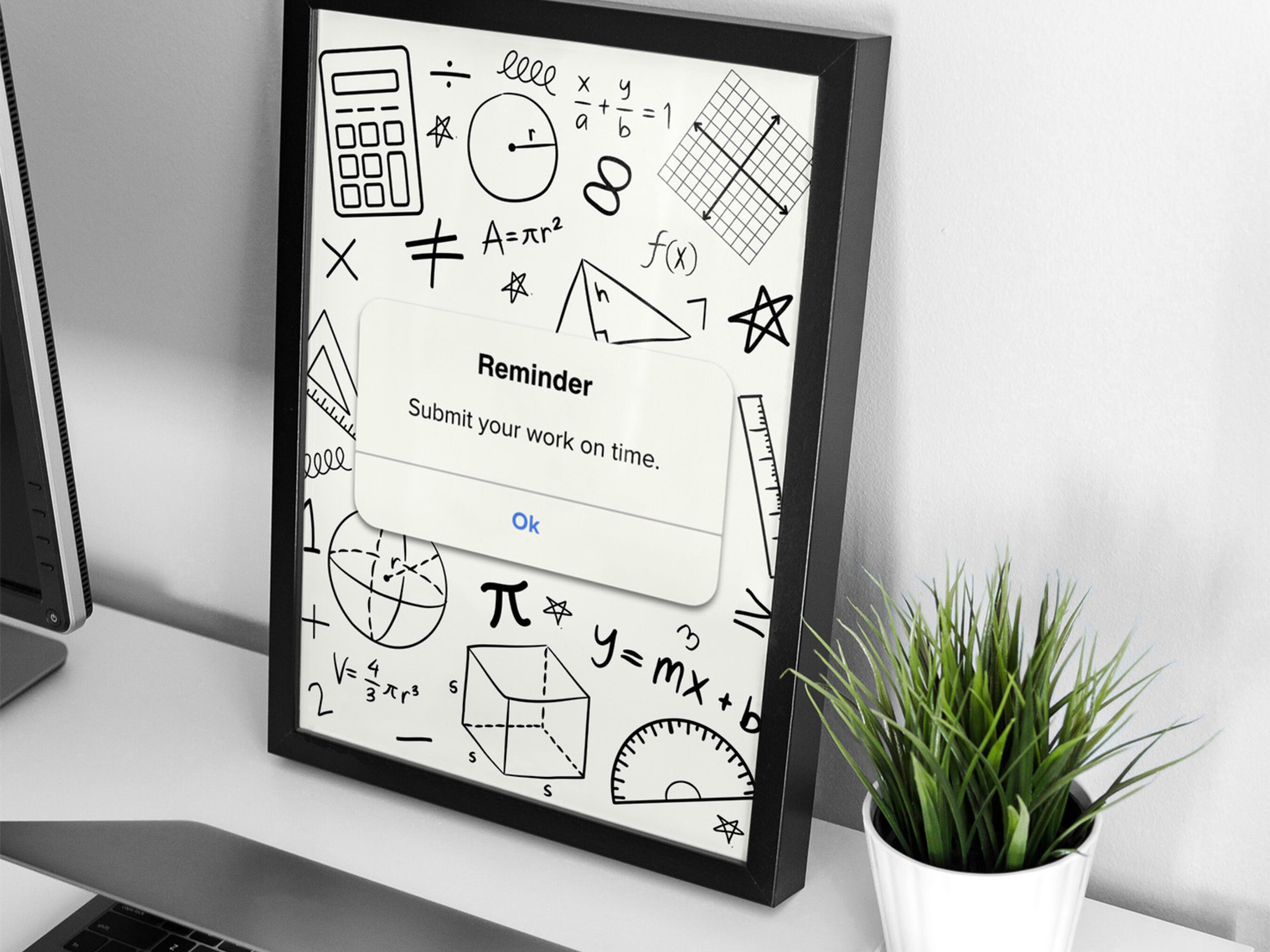 Math Reminder Posters: High School & Middle School Decor (digital ...