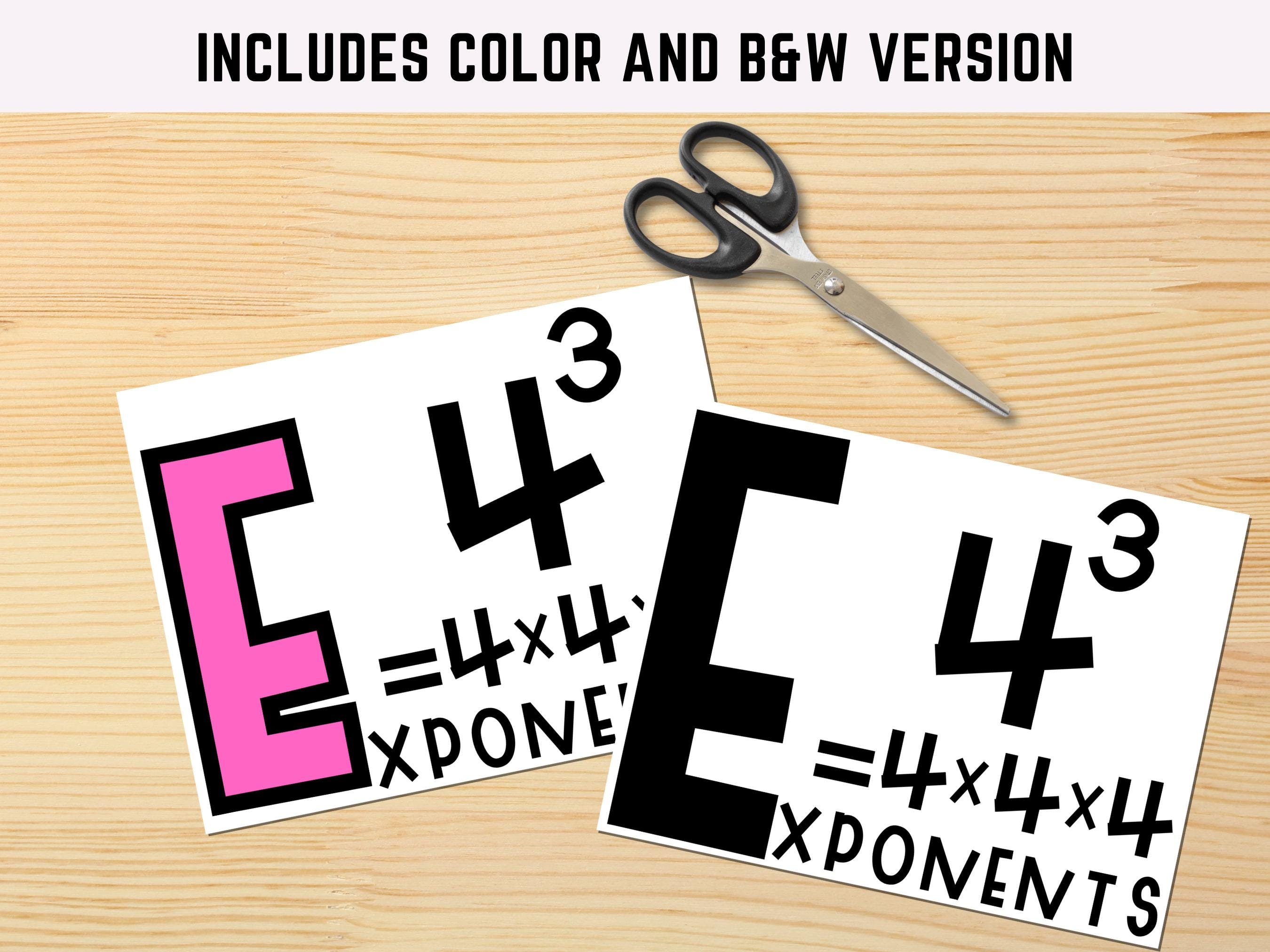 Order of Operations BEDMAS Posters, Color and B&W, Math Classroom Decor ...