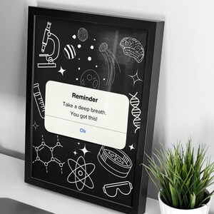 Science Reminder Posters Classroom Decor for High School and Middle ...