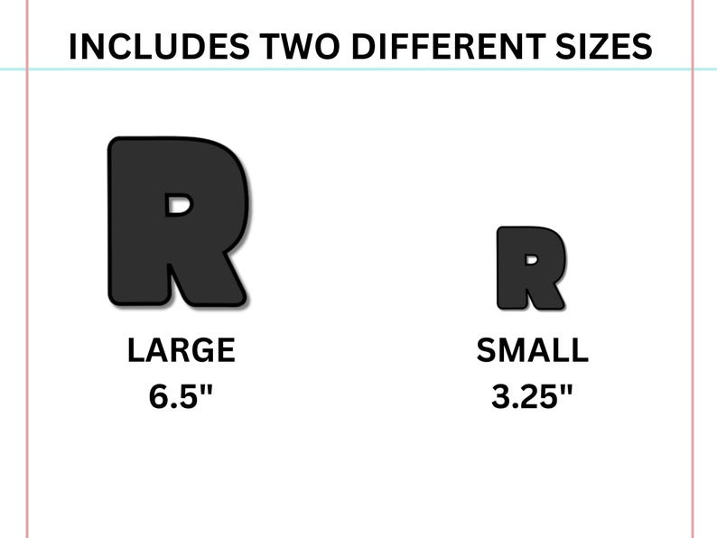 Bulletin Board Letters, Printable, Math Classroom, Decor, Display, High ...