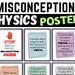 Physics Misconceptions Posters, Physics Classroom Decor, Wall Art ...
