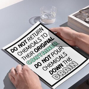 Lab Rules Science Safety Posters, Science Classroom, Decor, Display ...