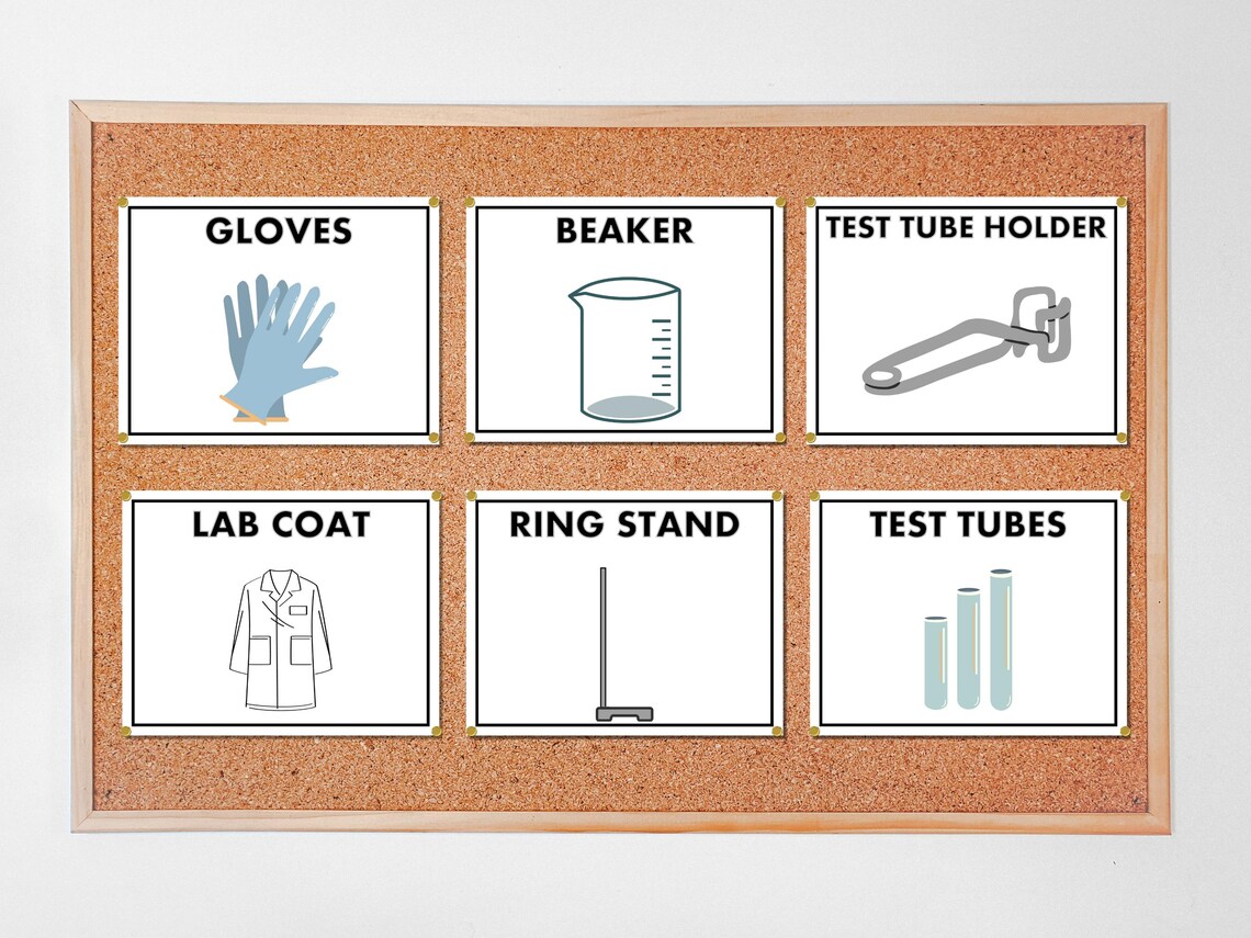 Lab Equipment Posters, Science Classroom, Decor, Safety - Etsy