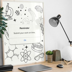 Science Reminder Posters Classroom Decor for High School and Middle ...