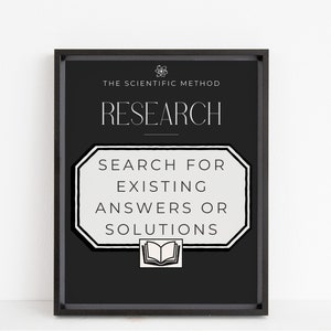Scientific Method Posters Set of 7 Science Classroom STEM STEAM Decor ...