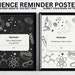 Science Reminder Posters Classroom Decor for High School and Middle ...