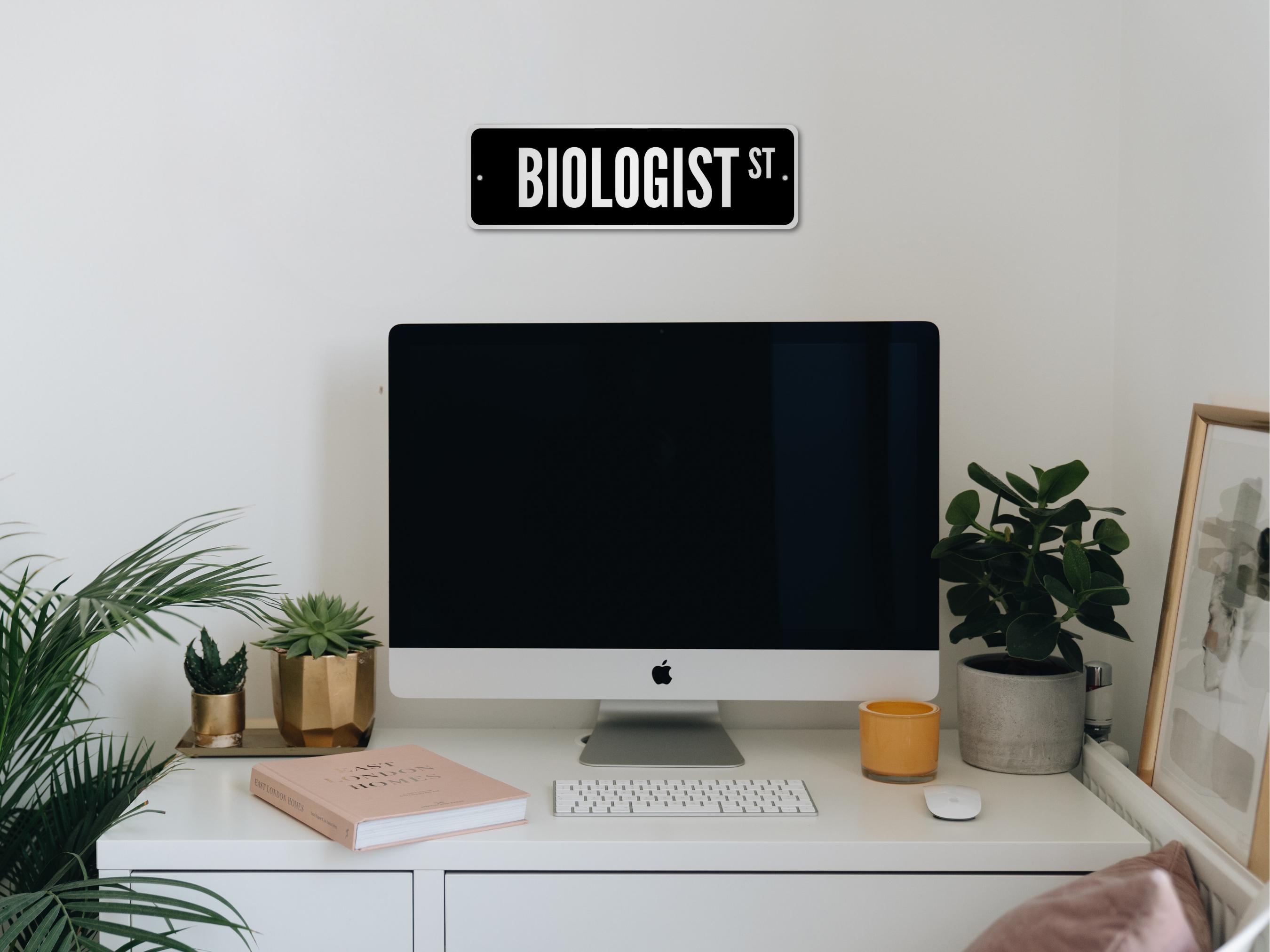 Biologist Street Sign: Classroom Decor Printable (PDF) - Etsy