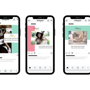 Canva Color Pop Template Instagram Canva Template Story - Etsy