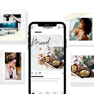 Canva Modern Blogger Template, Instagram Canva Template, Story ...