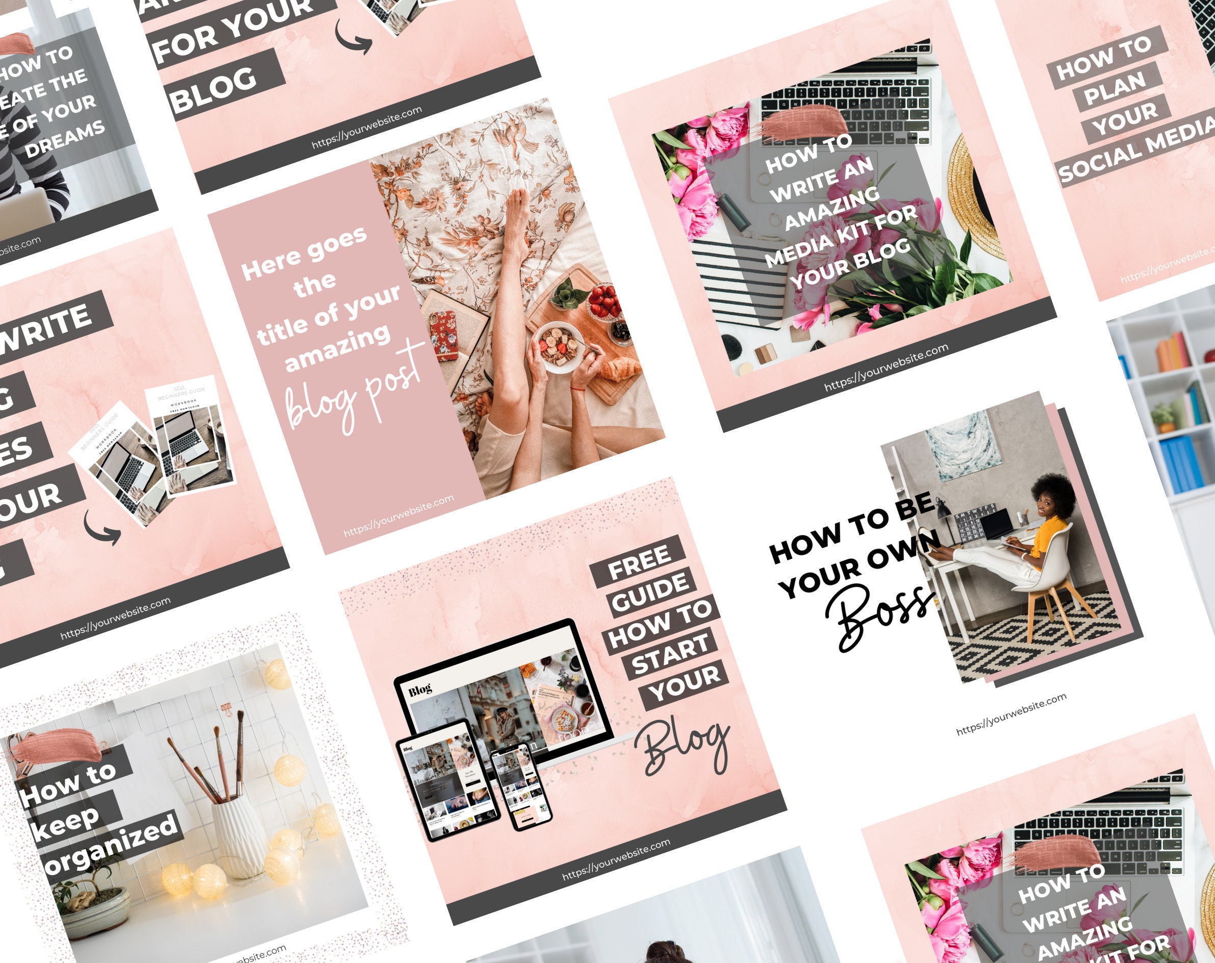 Canva Social Media Post Bundle, Instagram Templates, Facebook Templates ...
