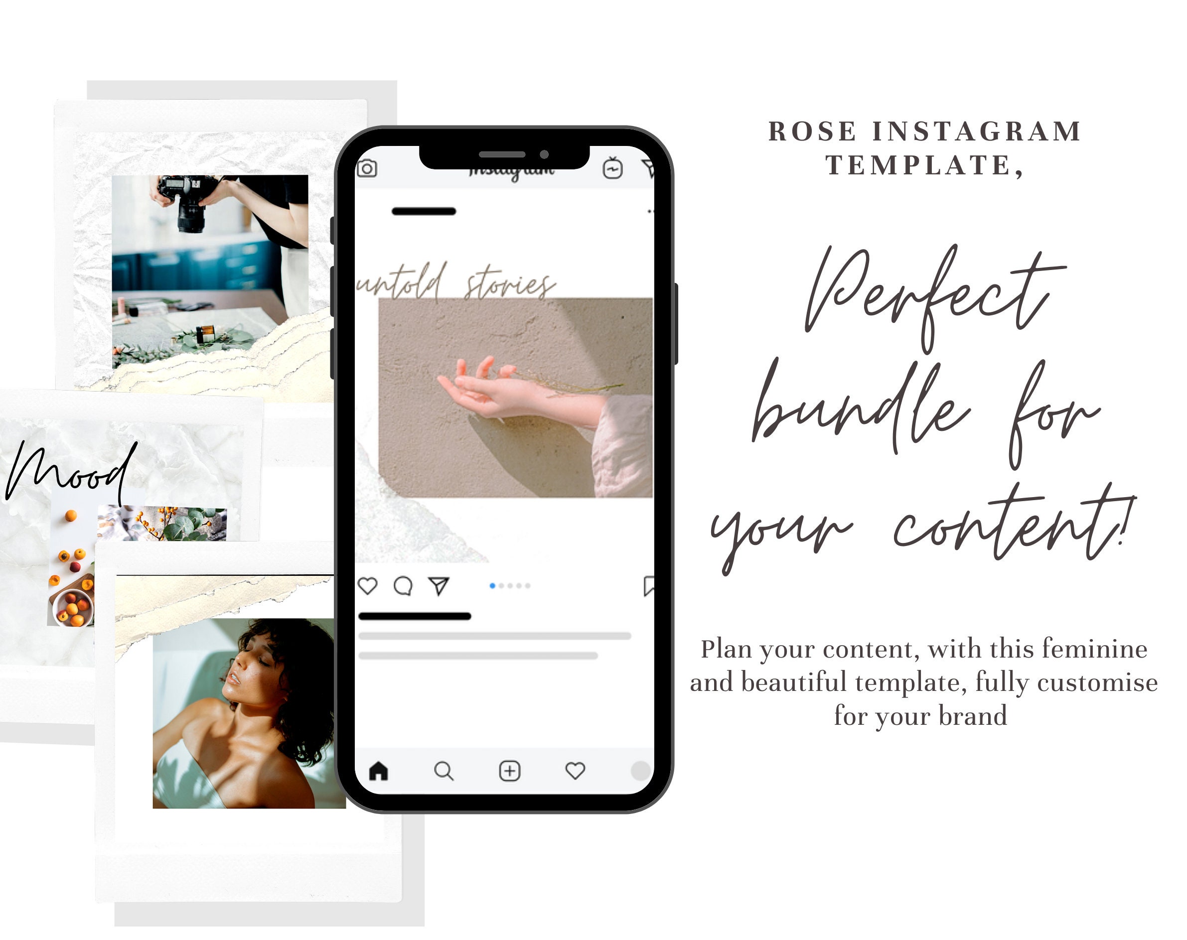 Canva Modern Blogger Template, Instagram Canva Template, Story ...