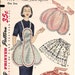 Simplicity 4479, Vintage 1953 Sewing Pattern, Half or 3/4 Apron With ...