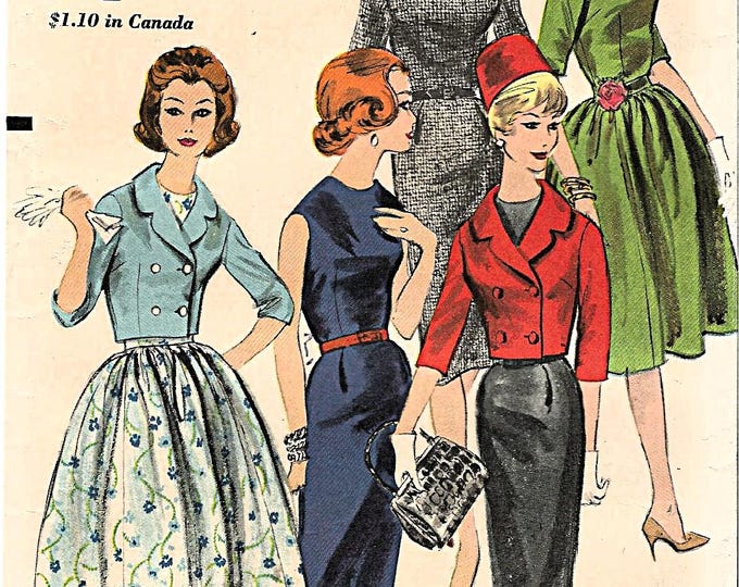 Vogue 1731, Vintage 1967 Sewing Pattern, Patou Paris Original Two Piece ...